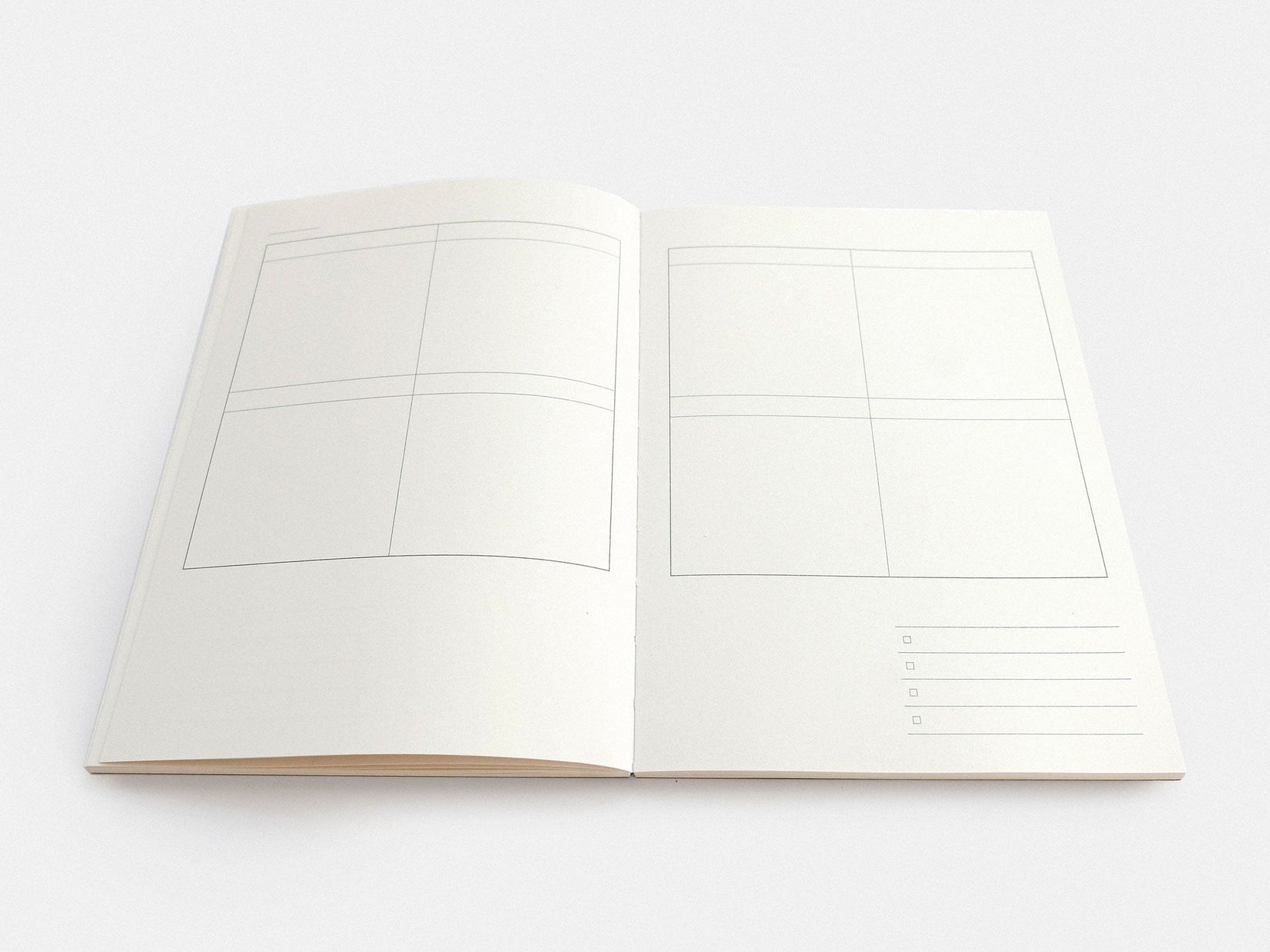 Flatlay Steps Notebook – Present & Correct