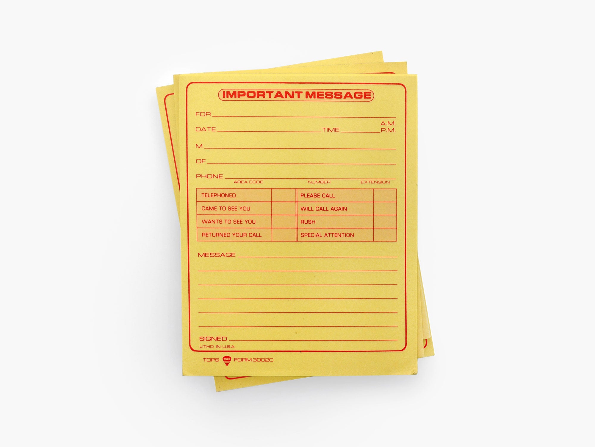 Notes – Present & Correct