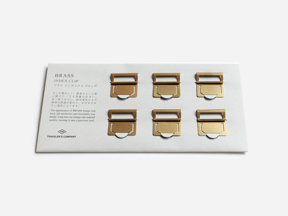 Brass Index Clips – Present & Correct