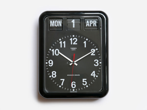 Large Flip Calendar & Clock – Present & Correct