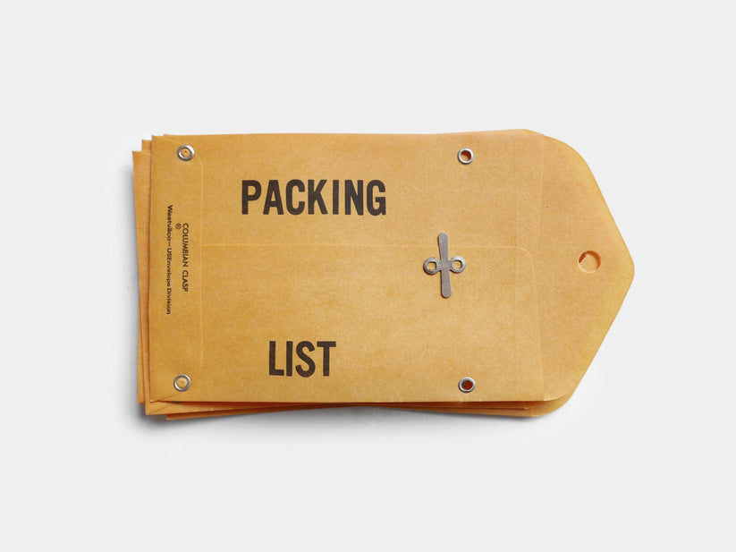 Packing List Envelope – Present & Correct