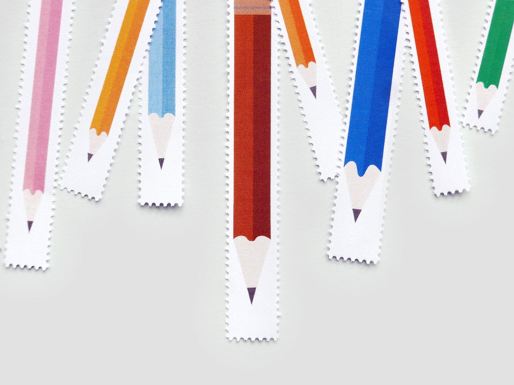 Pencil Stamps – Present & Correct