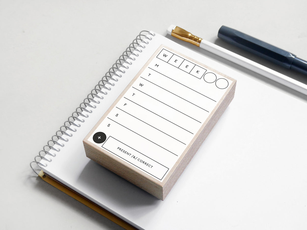 Week Planner Stamp – Present & Correct