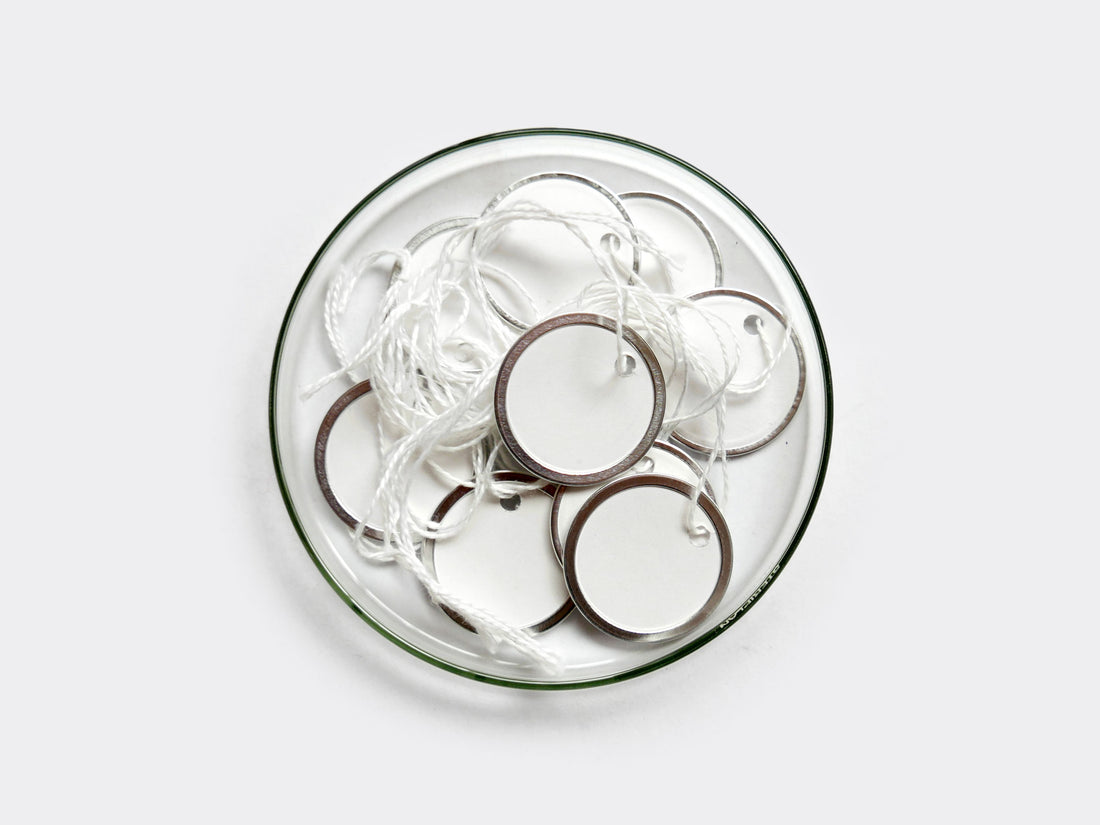 Metal Rimmed Tags (x10) – Present & Correct